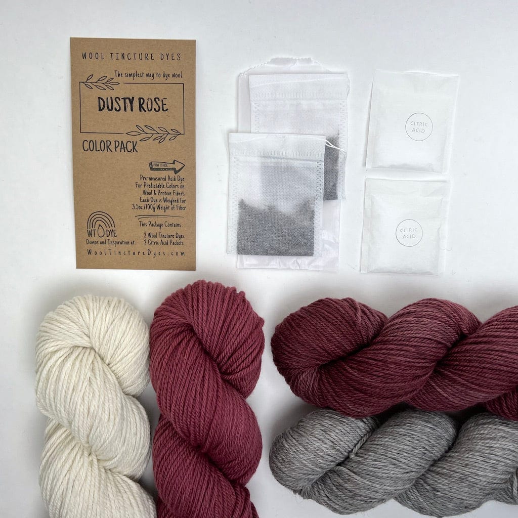 Amble Palette with 5 dye colors; Abundant Earth Fiber